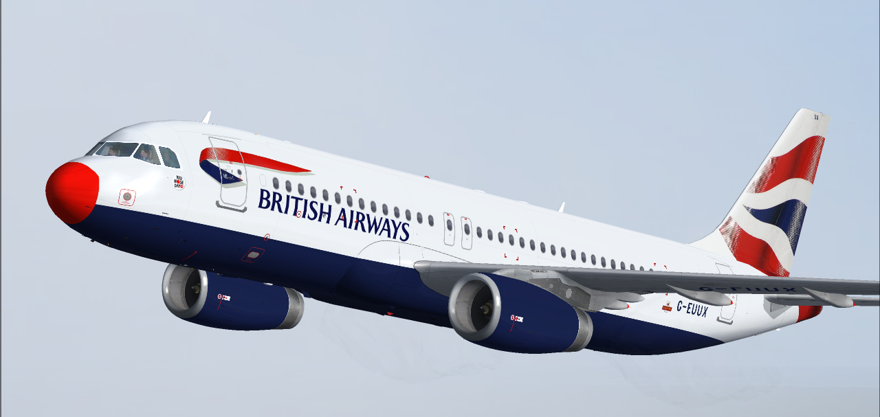 xudeva.blogspot.com: Airbus A320-232 British Airways "Red Nose Day"