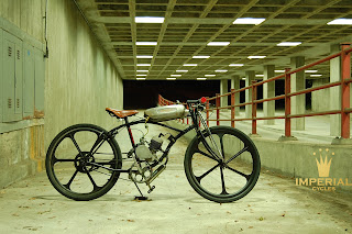 Imperial Cycles: Custom Boardtracker style gas tanks
