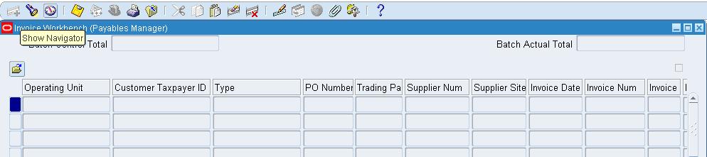 Oracle Database And Oracle Applications Disable New Button On Ap