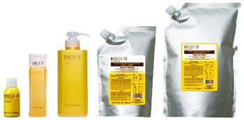 hair product gallery: Milbon USA *NIGELLE ER Hair shampoo& treatment series