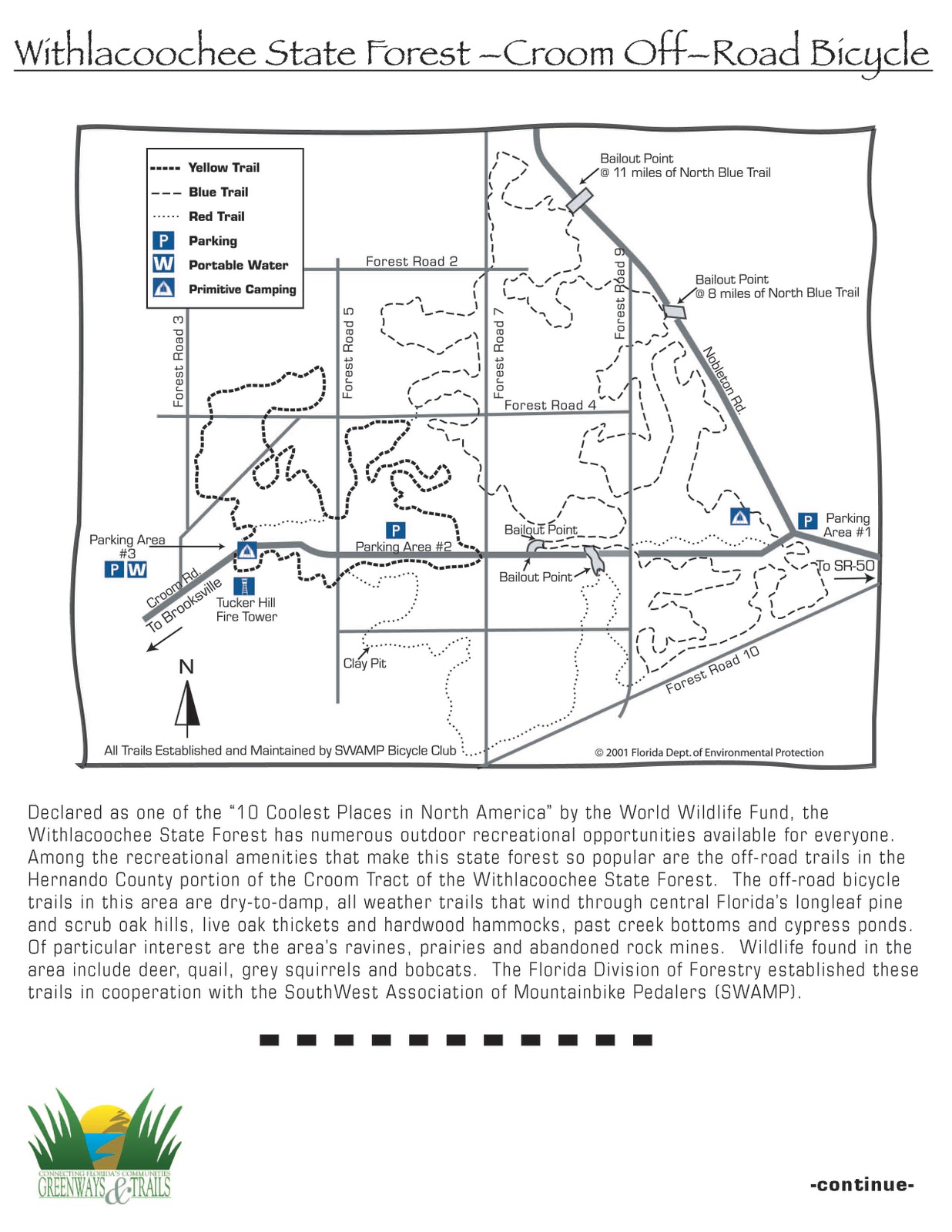 FL Trails | Florida Mountain Bike Trails: Croom Trails aka ...
