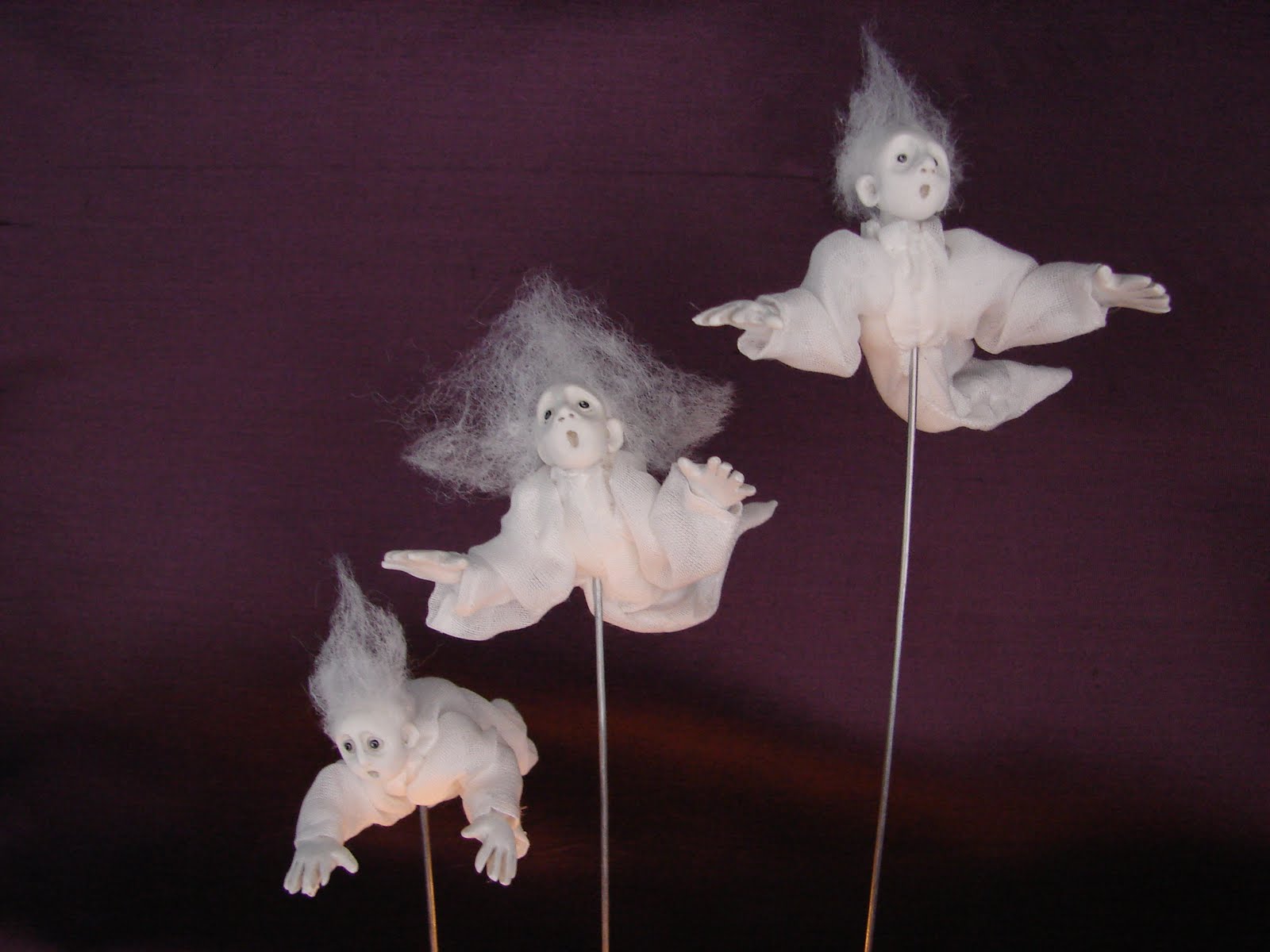 From the Studio of Pat Benedict: Tealight Tiny Ghosts Haunted Dollhouse ...