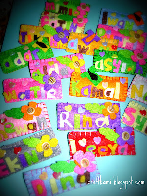 craftkami....segalanya seni: name taGG lagi...