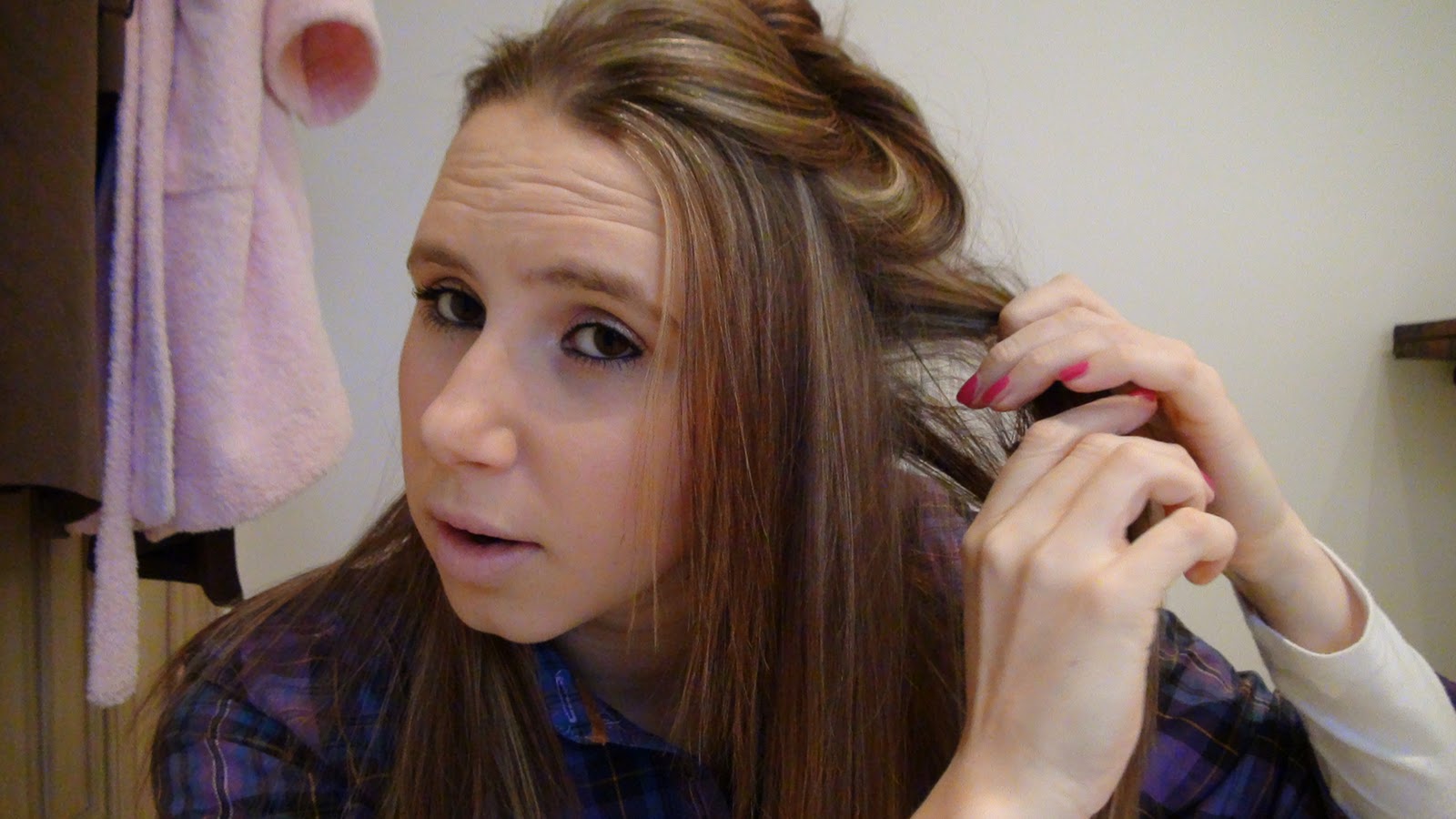 AmeliaRMakeup: Hair Tutorial - Plat On Hair.