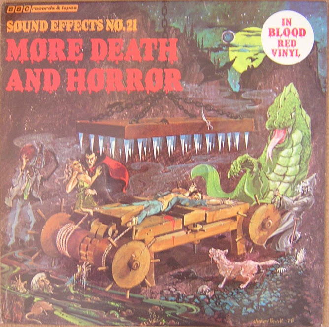 bruitages d'horreur 33 / 45 tours halloween records COLLECTION PRIVEE