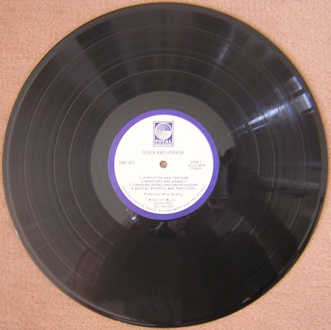 bruitages d'horreur 33 / 45 tours halloween records COLLECTION PRIVEE