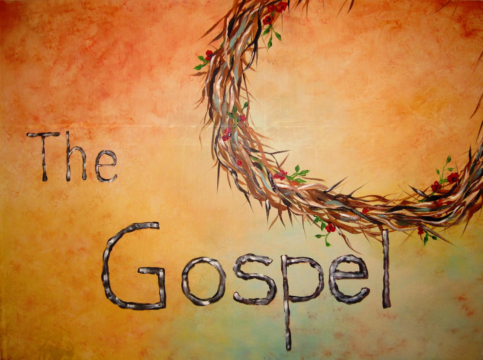 Angela Anderson Art Blog: Sunday Morning Paintings - "The Gospel"