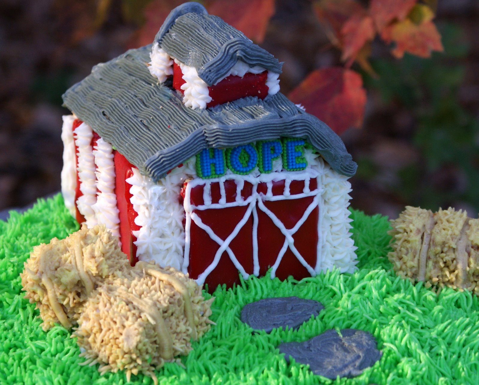 A Little Loveliness: Little Red Barn Cake