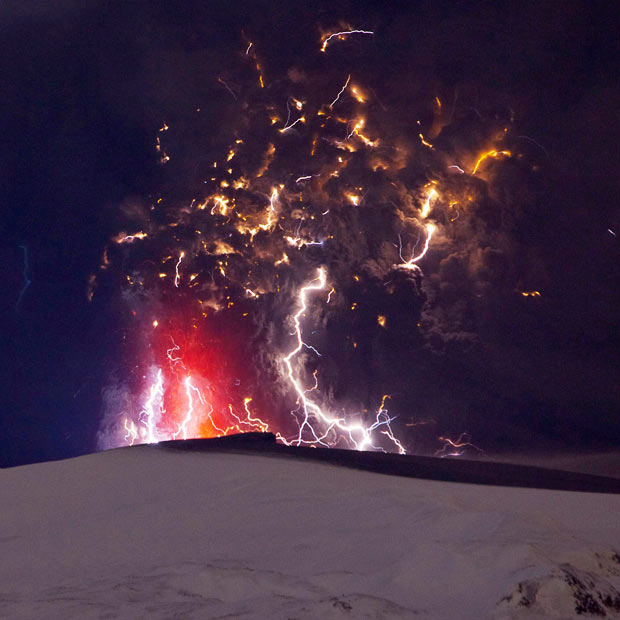 Photography #4 : Rumbl and Hurl Ash of Iceland Volcano Eruption
