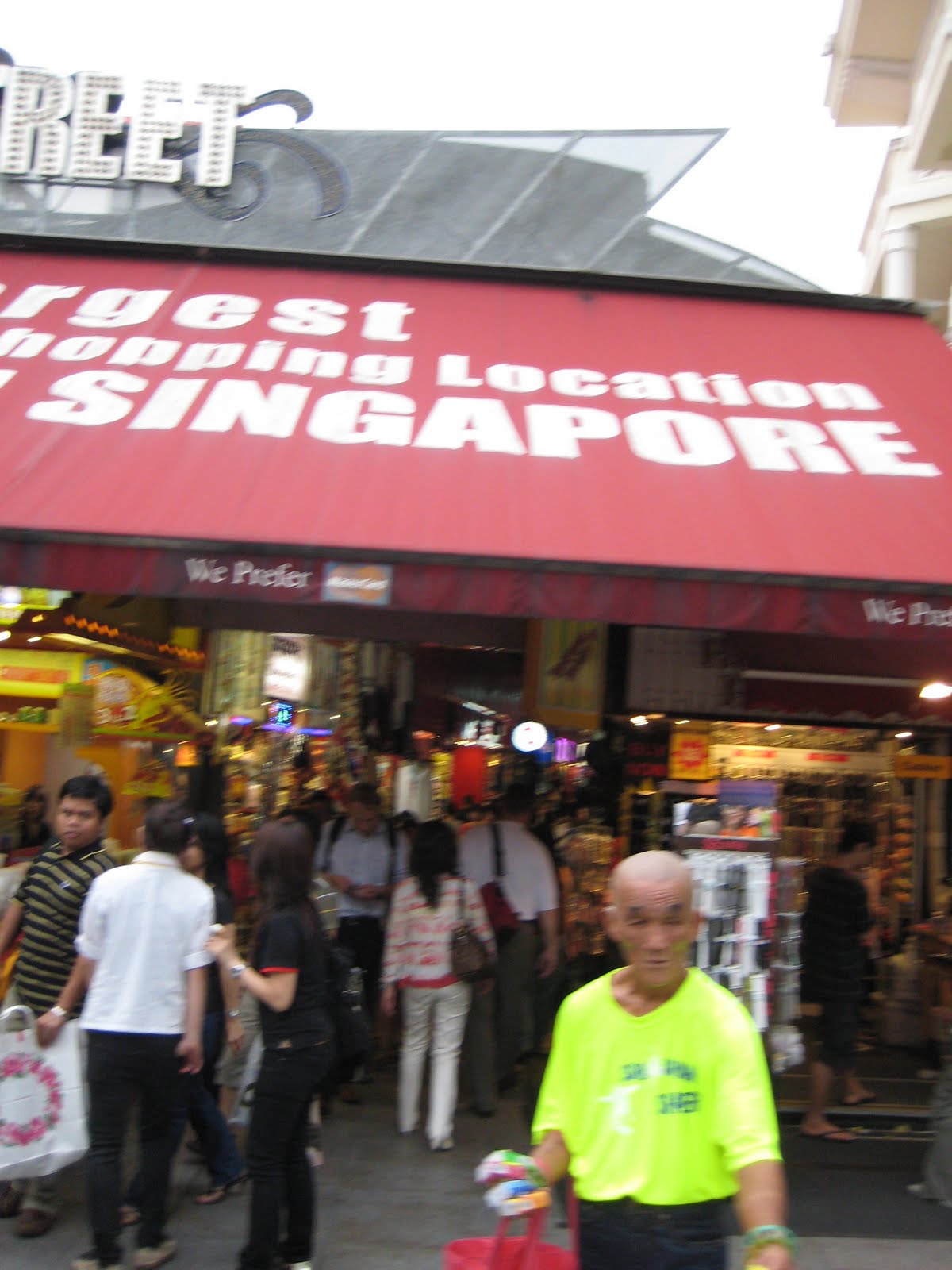 stressed in the city: Singapore's National Library and Bugis Village