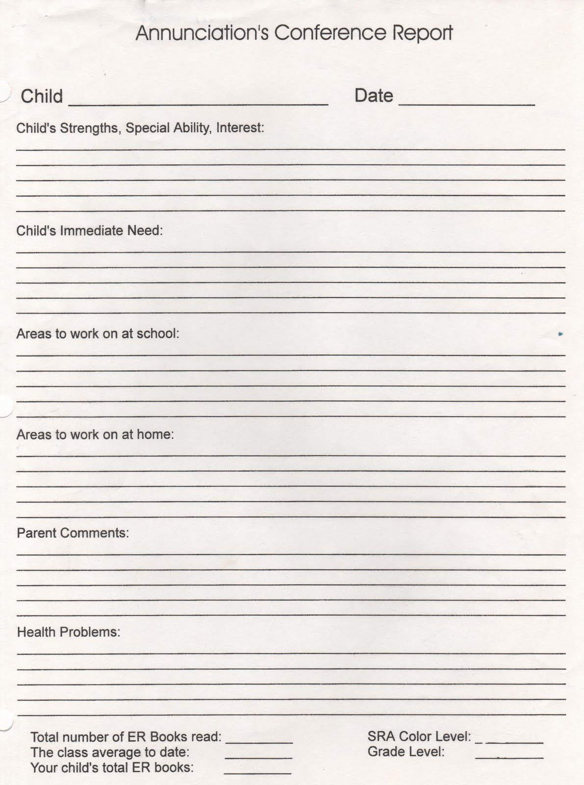 ELEMENTARY SCHOOL ENRICHMENT ACTIVITIES: REPORT CARDS