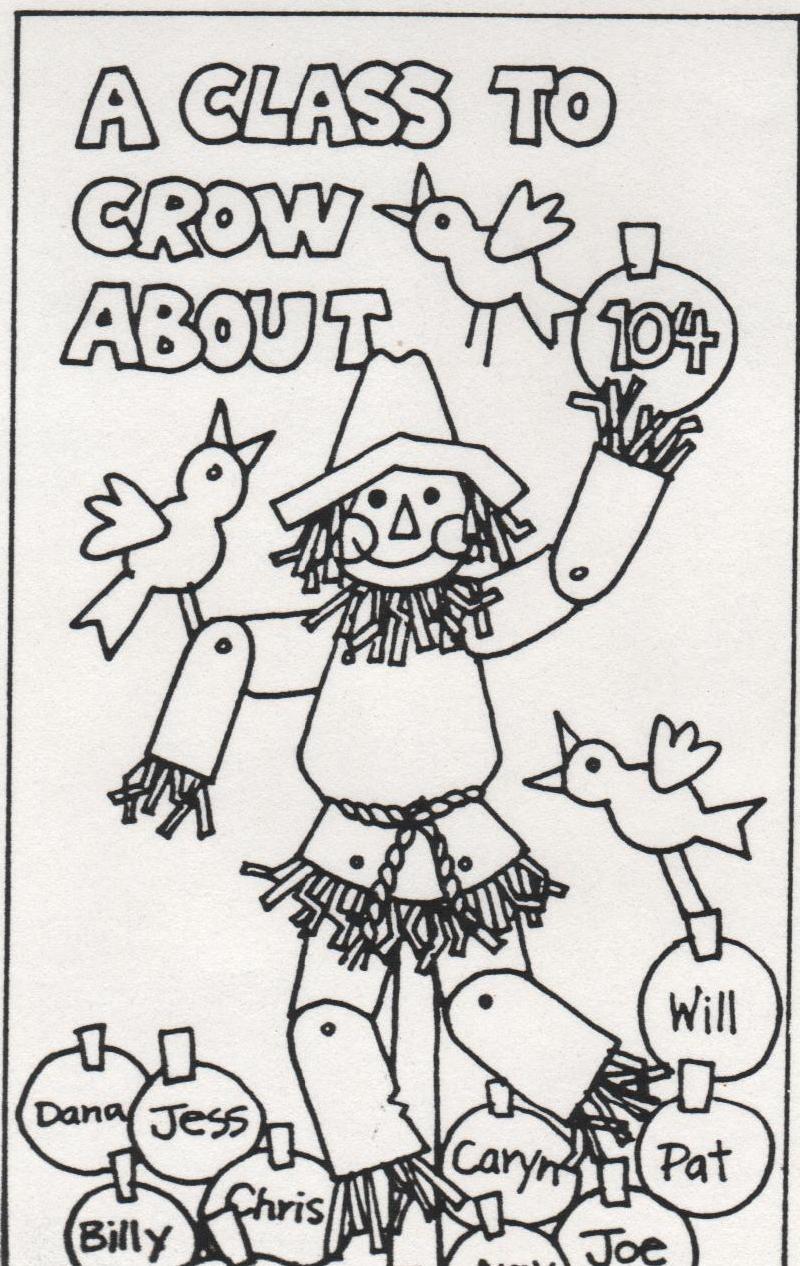 ELEMENTARY SCHOOL ENRICHMENT ACTIVITIES: SCARECROW BULLETIN BOARD