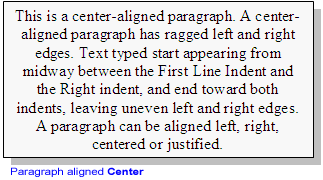 Paragraph Formatting