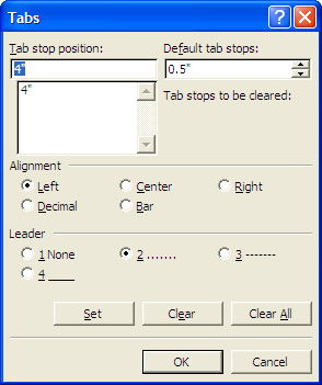 Paragraph Formatting: Tab Stops, Line Spacing, Paragraph Spacing