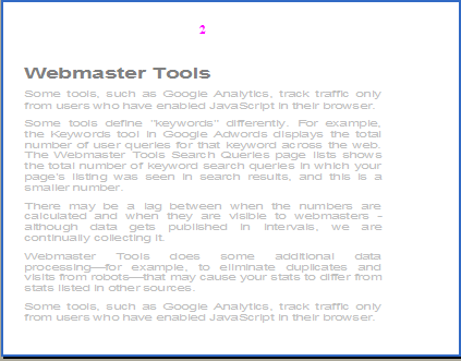 Page Setup: Paper Size, Page Orientation, Margins, and Gutter