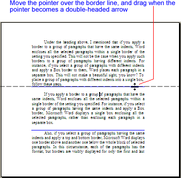 Applying Borders and Shading