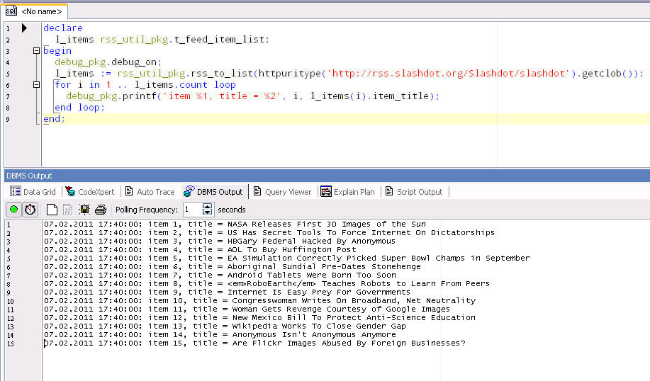 Ora 00001 Unique Constraint Violated Fun With Rss And Plsql Part One