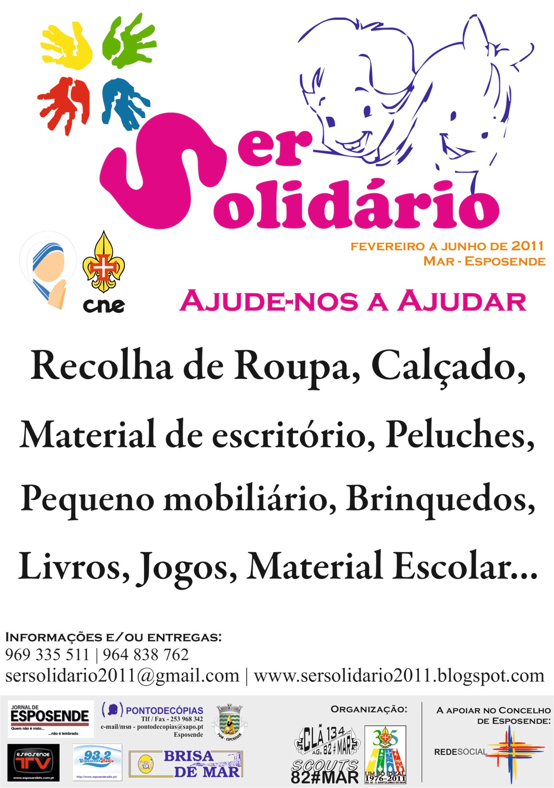 Cartaz, Panfleto e Logos | Ser Solidario 2011 ser solidario 2011 be ...