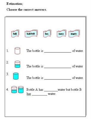 MATHEMATICS YEAR 2 Topic: Volume of Liquid: Worksheet