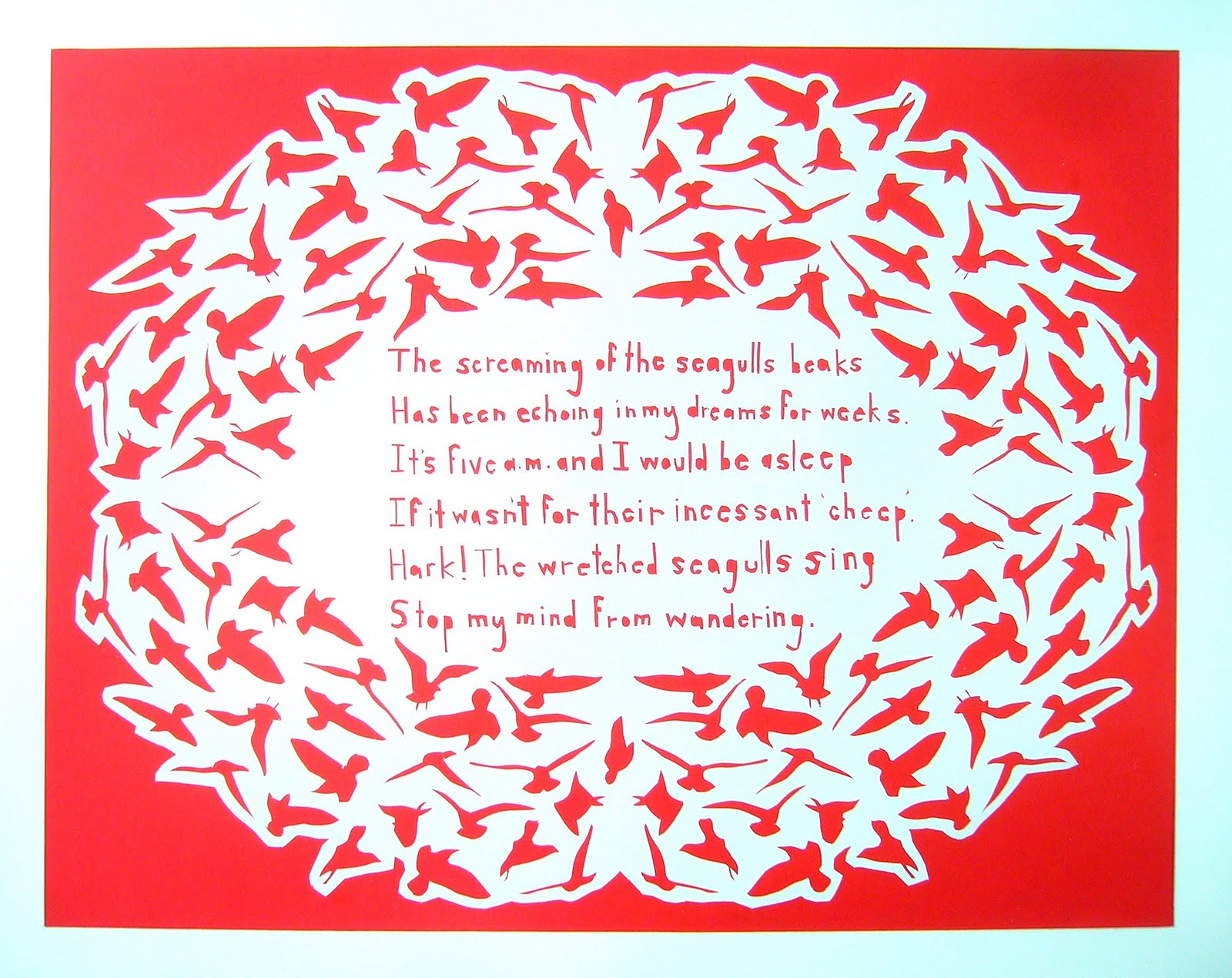 Callum's things: Seagull Poem