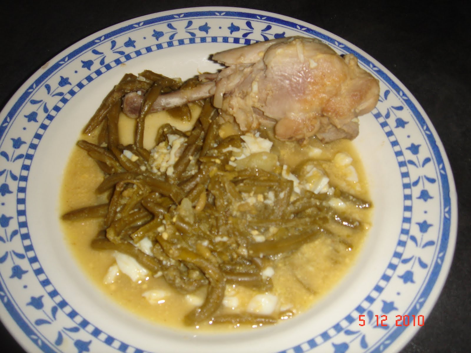 Cuisine sans chichis: Fricassée de poulet aux haricots verts