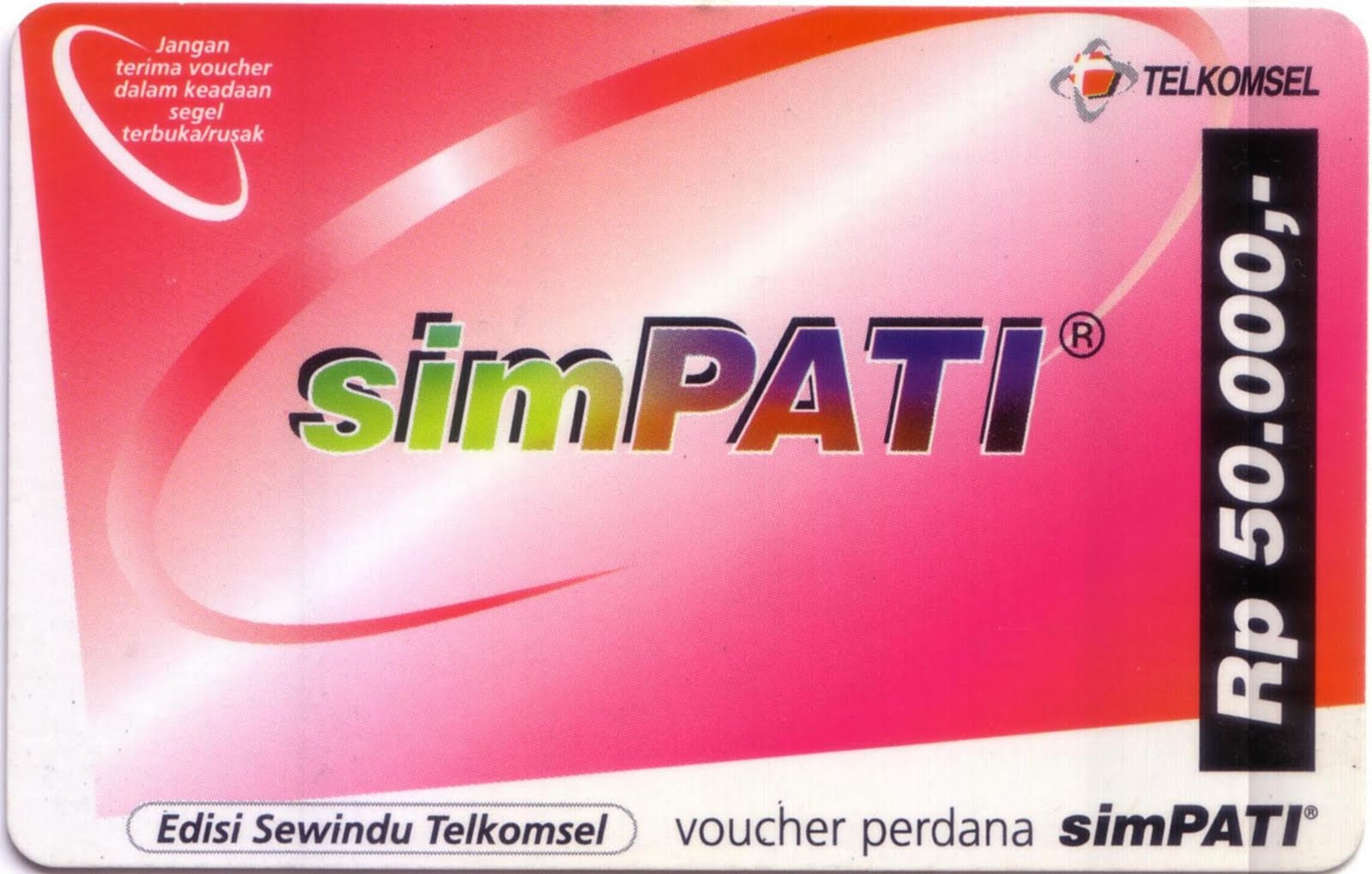 KOLEKSI VOUCHER: Simpati Edisi Sewindu Telkomsel