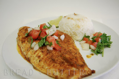 Bread + Butter: Baked Catfish with Tomato Salsa
