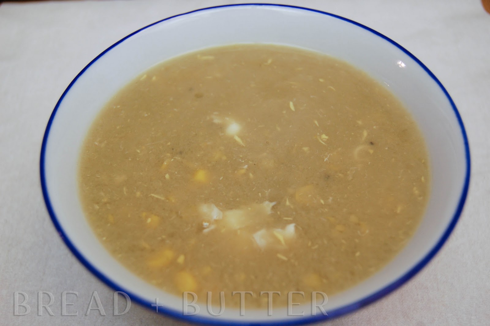 Bread + Butter: Egg Drop Soup with Mushroom Broth