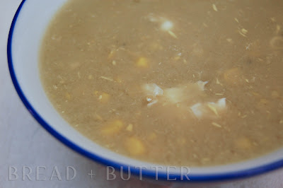 Bread + Butter: Egg Drop Soup with Mushroom Broth