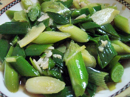 I Love. I Cook. I Bake.: Stir Fry Leeks & Fried Fish Fillet