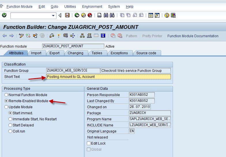 My Sketch of Life: Create web service from SAP function modules (tcode ...