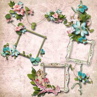 Beautiful PSD Frames for Photoshop : Raspberry - Zisya Art