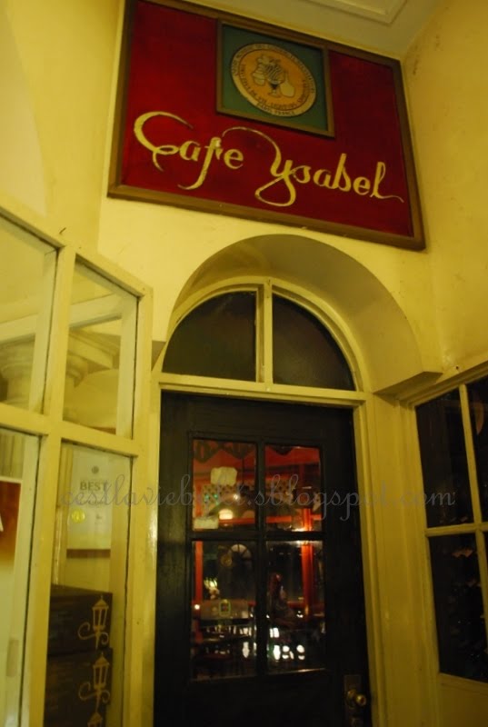 C'EST LA VIE: Dinner date at Cafe Ysabel