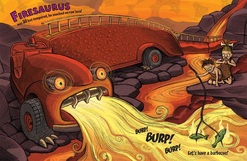 We Know Books, ETC.: Dinotrux by Chris Gall