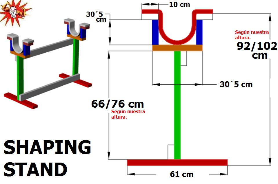 JUNTA.: SAHPING & GLASSING STAND.
