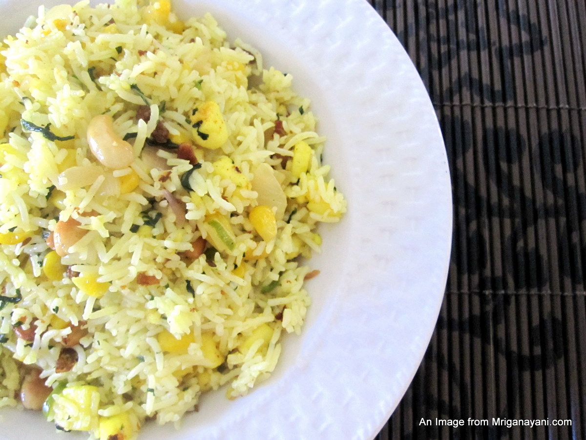 Love & Lentil: Sweet Corn, Fresh Mint and Paneer Fried Rice