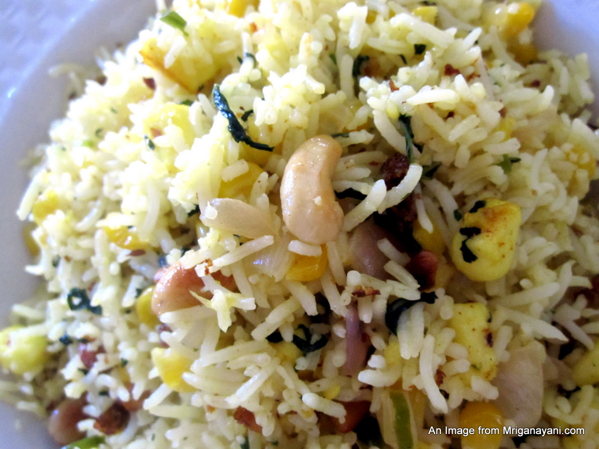 Love & Lentil: Sweet Corn, Fresh Mint and Paneer Fried Rice