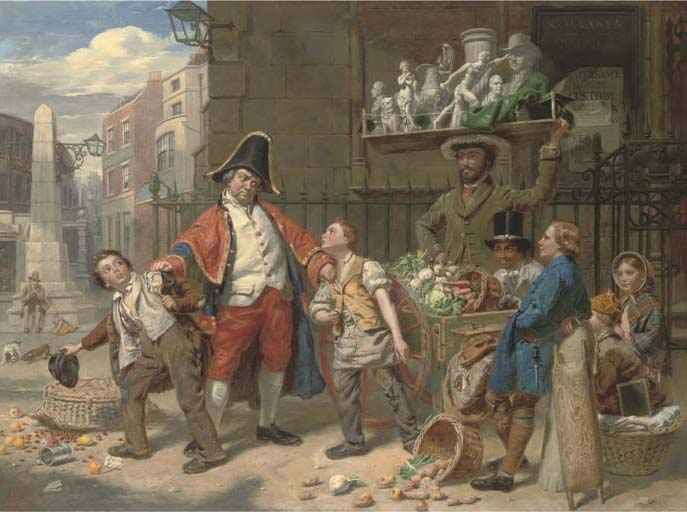 British Art: Thomas Hall - The brawl