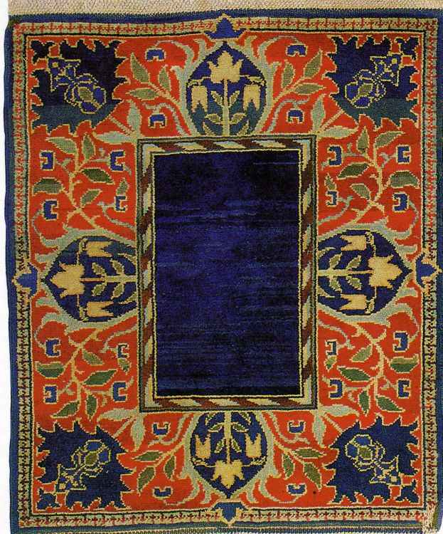 Pre Raphaelite Art: William Morris - Hammersmith Carpet, c. 1890