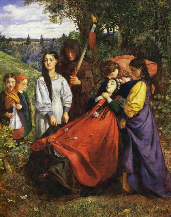 Pre Raphaelite Art: George Adolphus Storey - The Bride's Burial