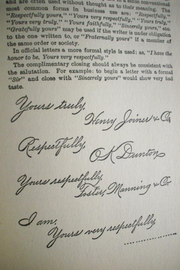 The New American Business Cyclopedia: Parts of a Letter.