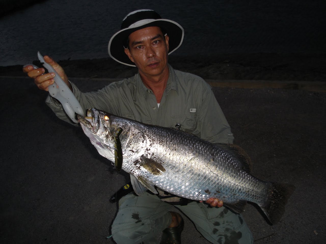 JONES'S TACKLE: Barra fishing near Brisbane
