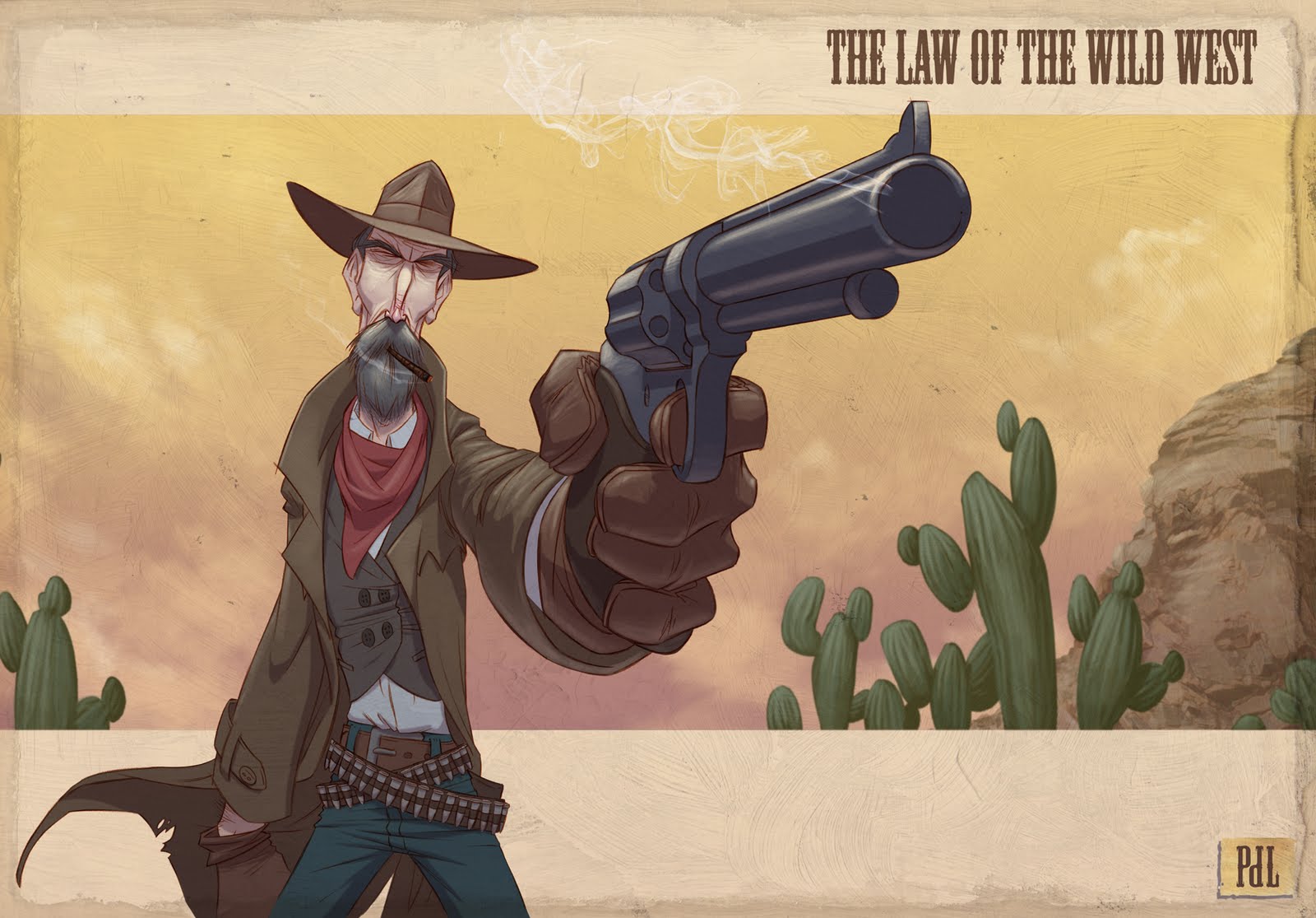 Pablo Lastra - Ilustraciones: En el lejano oeste....