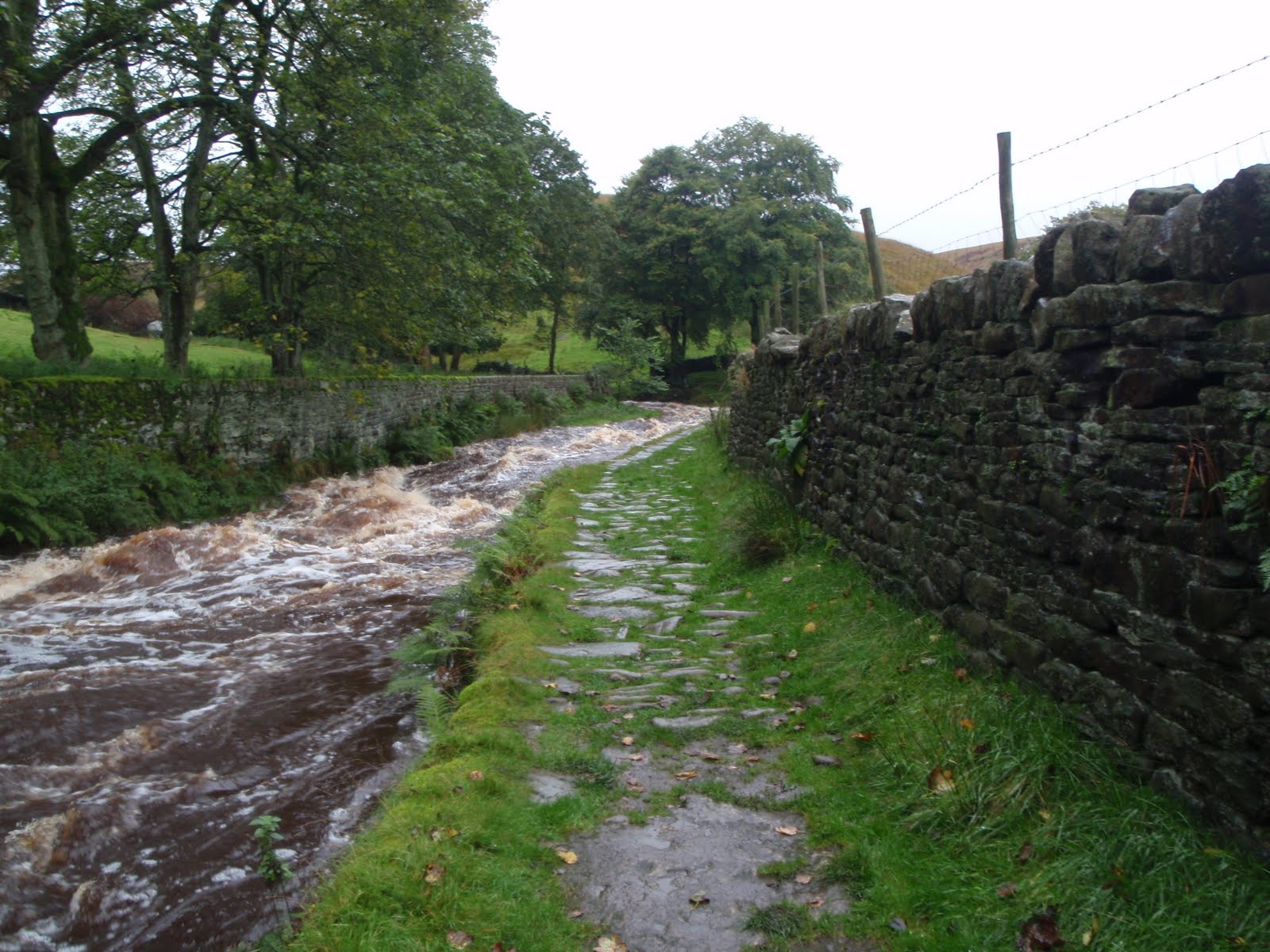 National Trust - Marsden Moor Estate: Eastergate after heavy rain