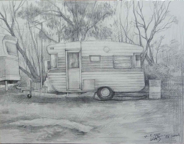welcome to my artwork: old caravans