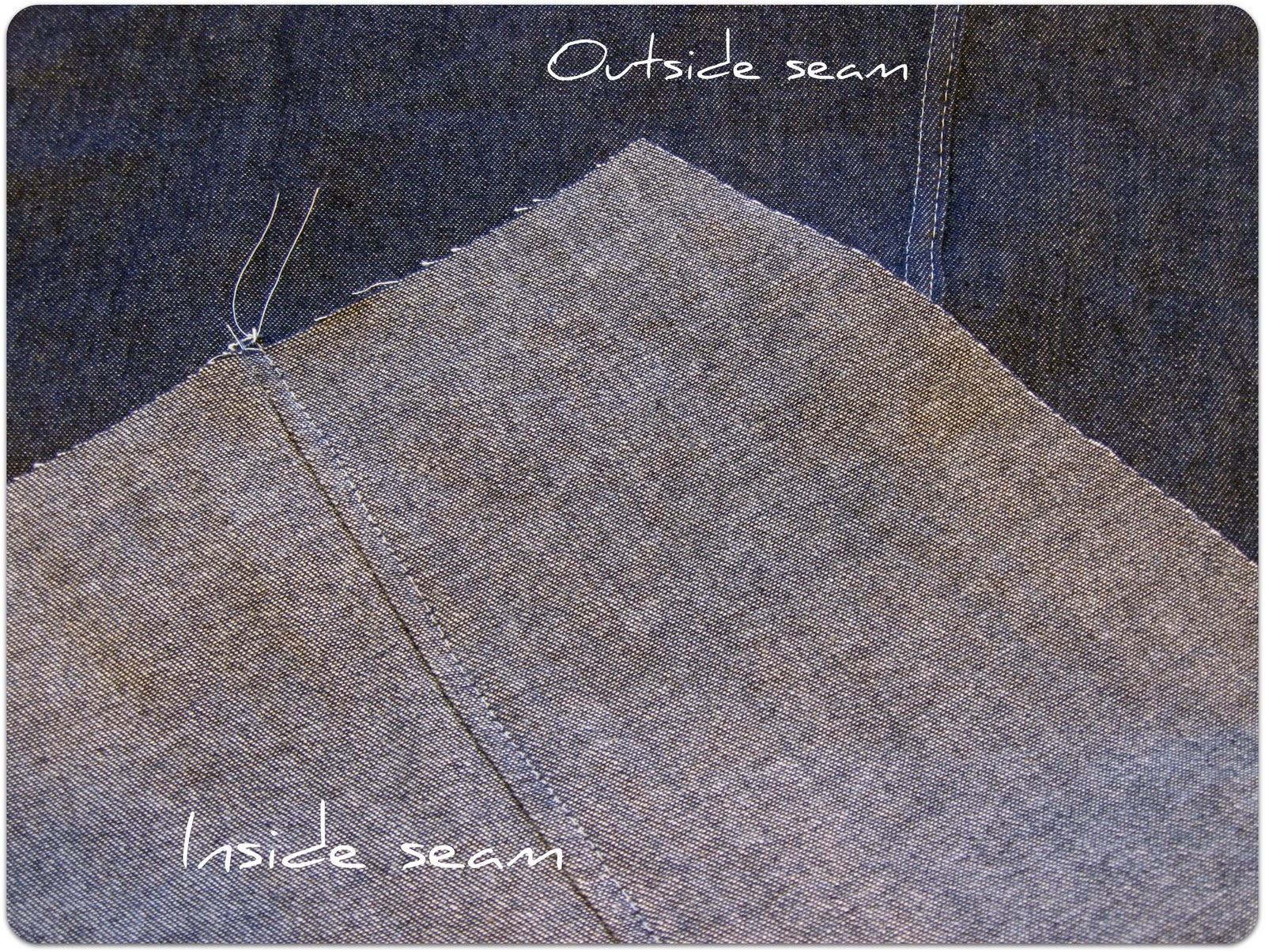 Rosey Corner Creations: Flat Fell Seam (Denim Seam) Tutorial