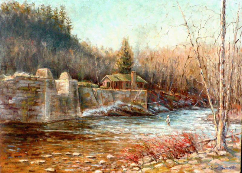 Kevin Storms Fine Art: Along the old Canal