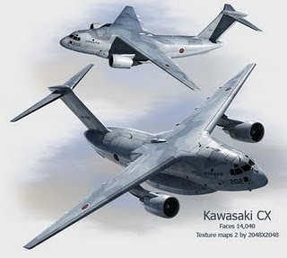 Não é o KC-390!: Kawasaki XC-2(C-X) faz seu voo inaugural