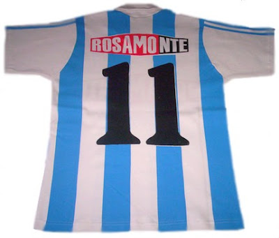 ARTÍCULOS RETRO: REMERA RETRO - RACING CLUB - ROSAMONTE
