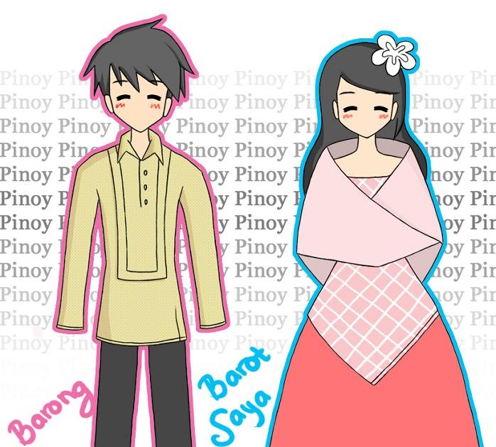 Barot Saya And Barong Tagalog Animated